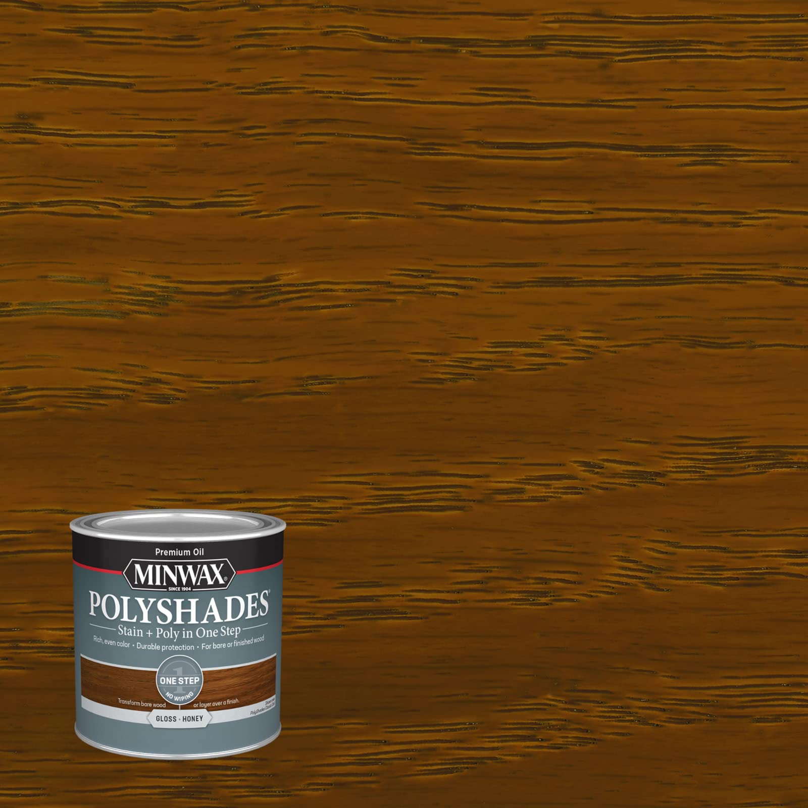 Snapklik.com : Minwax PolyShades Wood Stain + Polyurethane Finish 12 Pint