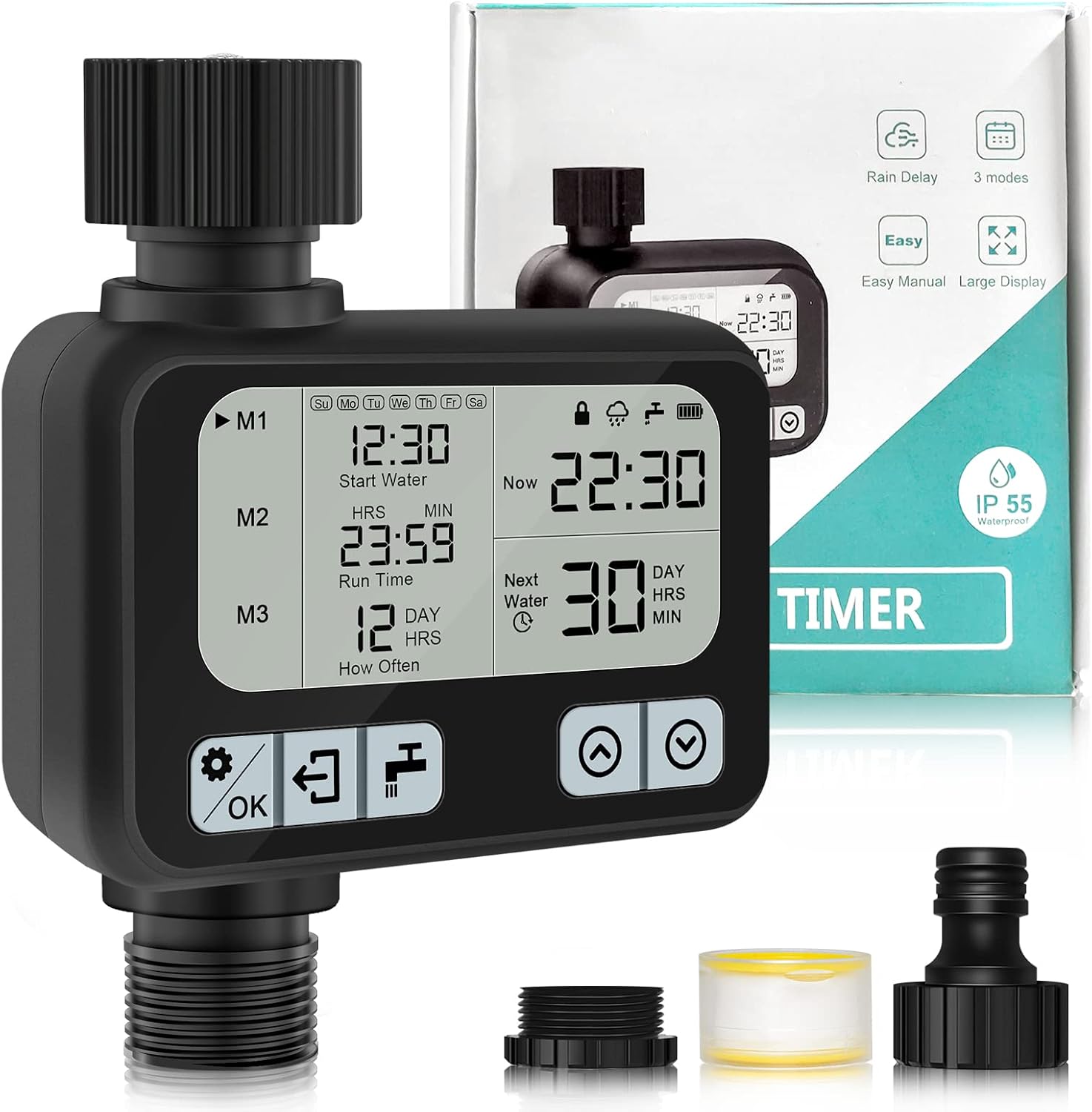 IRRIBIZ Water Timer, Digital Sprinkler Timer with 3 Philippines | Ubuy