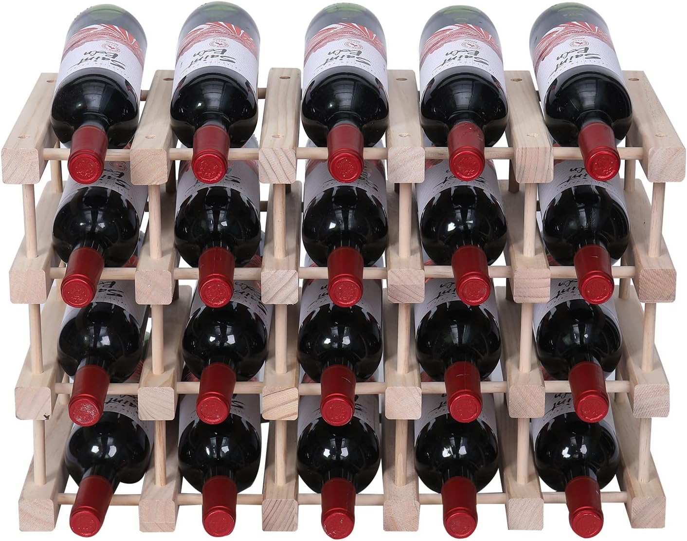 Amazon.com: FDHUIJIA Wine rack small countertop cabinet stackable ...