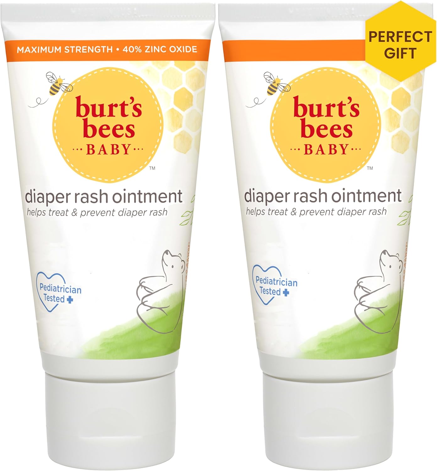 Burt's Bees Baby Bee 100% Natural Diaper Rash Ointment, 6 Ounces Total ...