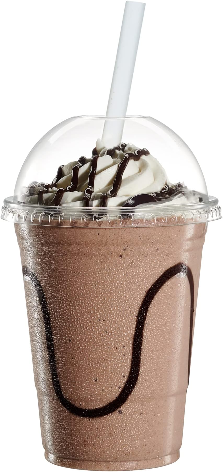 Amazon.com: Upper Midland Products Plastic Milkshake Cups with Dome ...