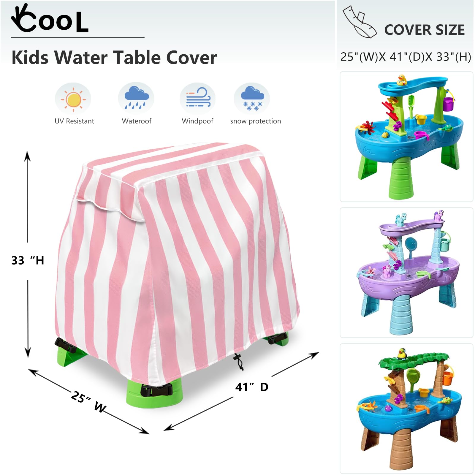 Snapklik.com : Okcool Kids Water Table Cover Fit Step 2 Water Table ...