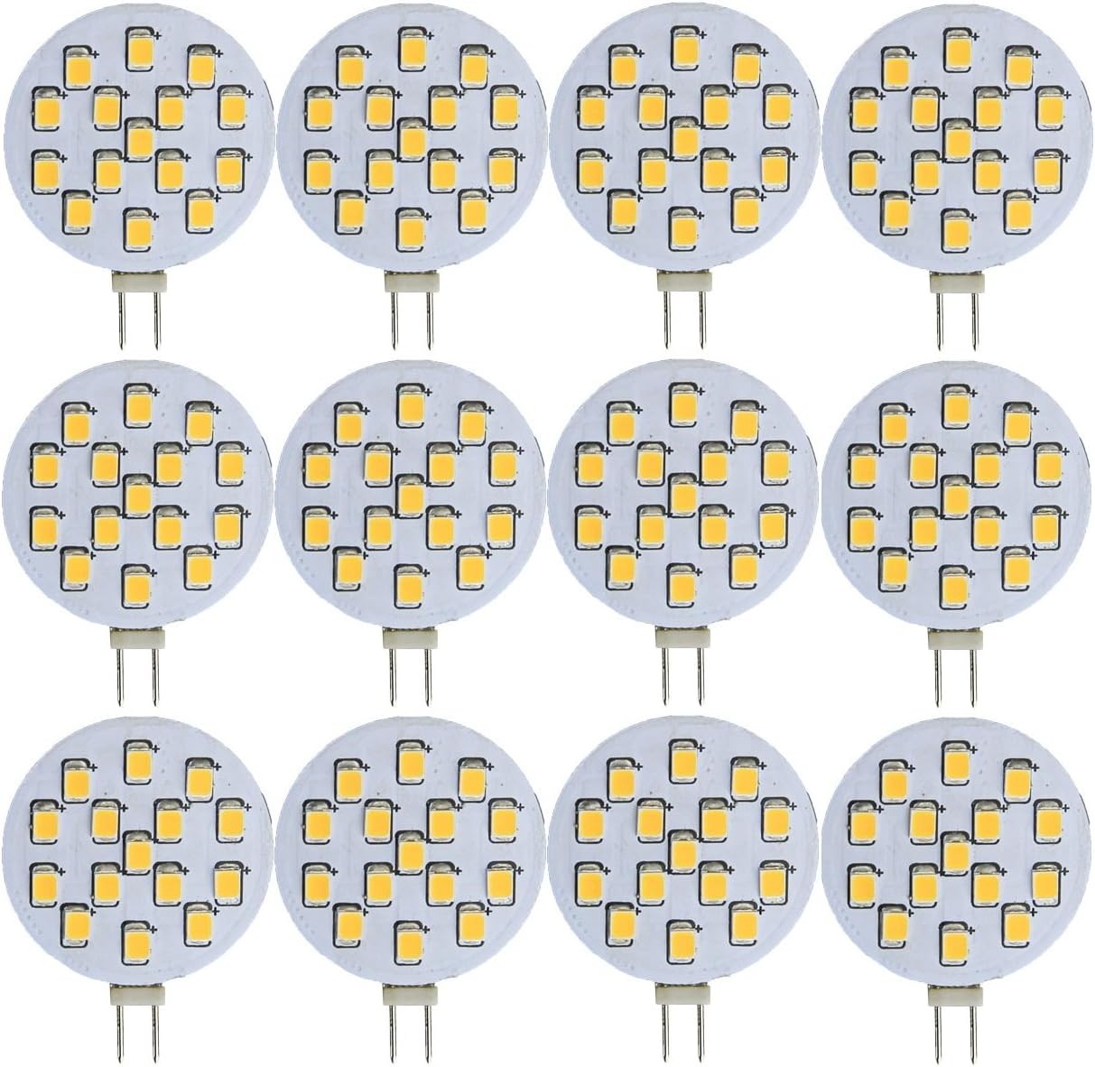Goobay 3er Set LED-Chip für G4 Lampensockel mit 6 SMD LEDs Leuchtfarbe ...