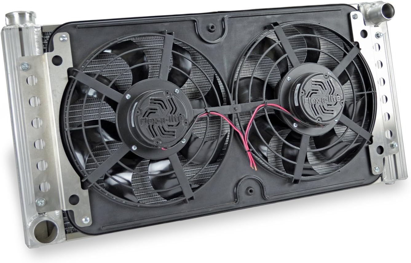Amazon.com: Flex-a-lite 66480R 26" Core Slim Profile Radiator/Fan Combo ...