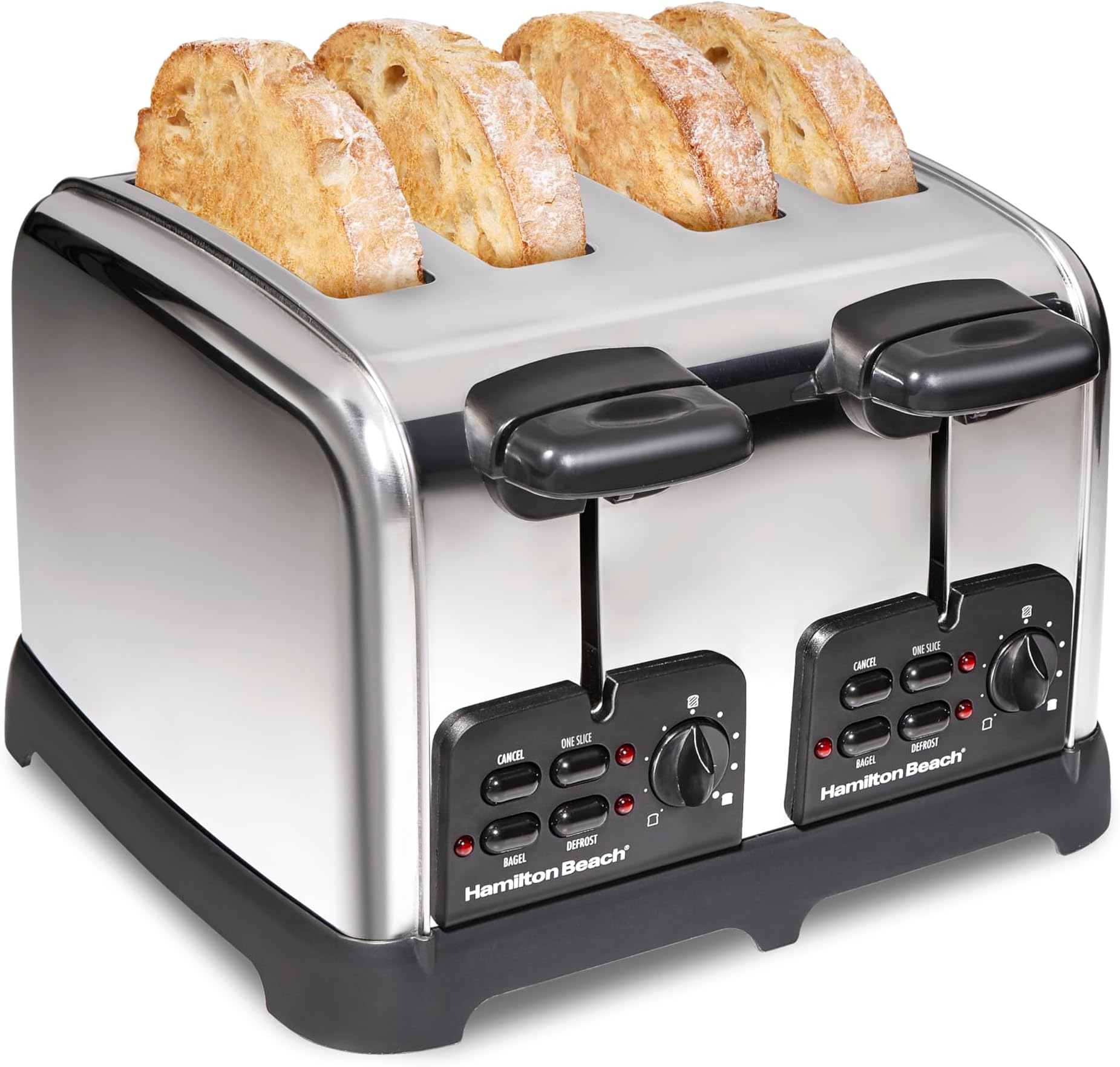 Amazon.com: Toastmaster 4-Slice Cool Touch Toaster, Black with ...