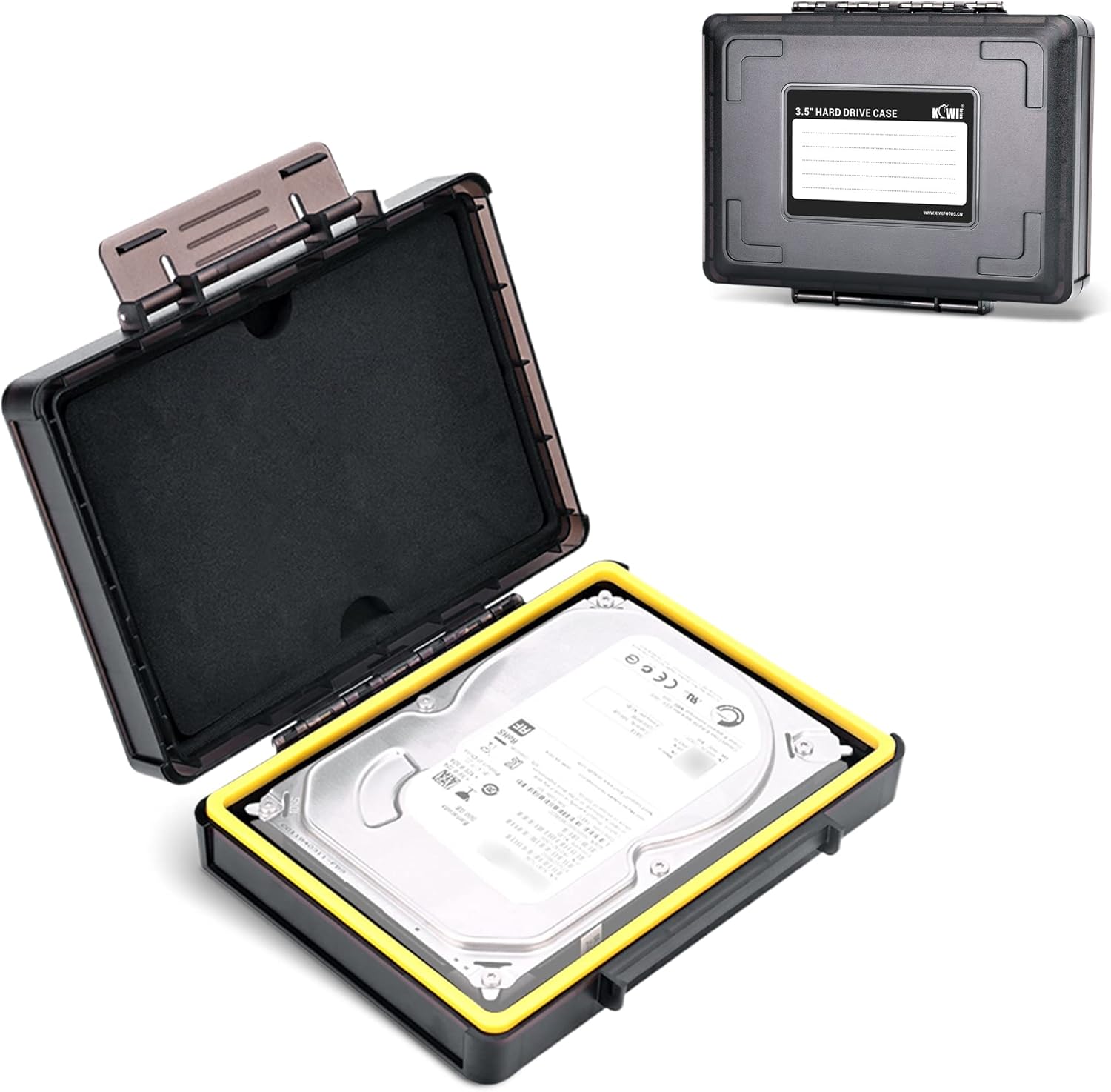 Amazon.com: Hard Drive Case 3.5 inch External Hard Drive Portable ...