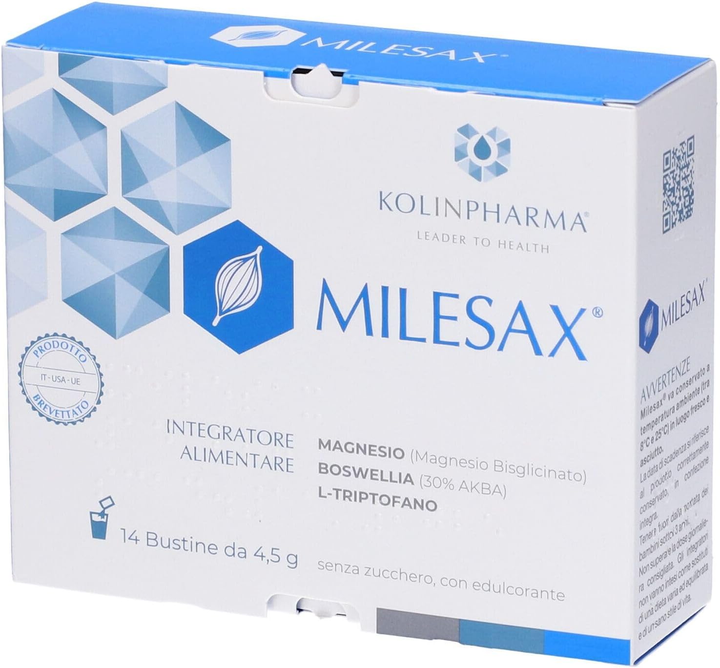 KOLINPHARMA® MILESAX ® 14 bustine - L’integratore alimentare per il ...