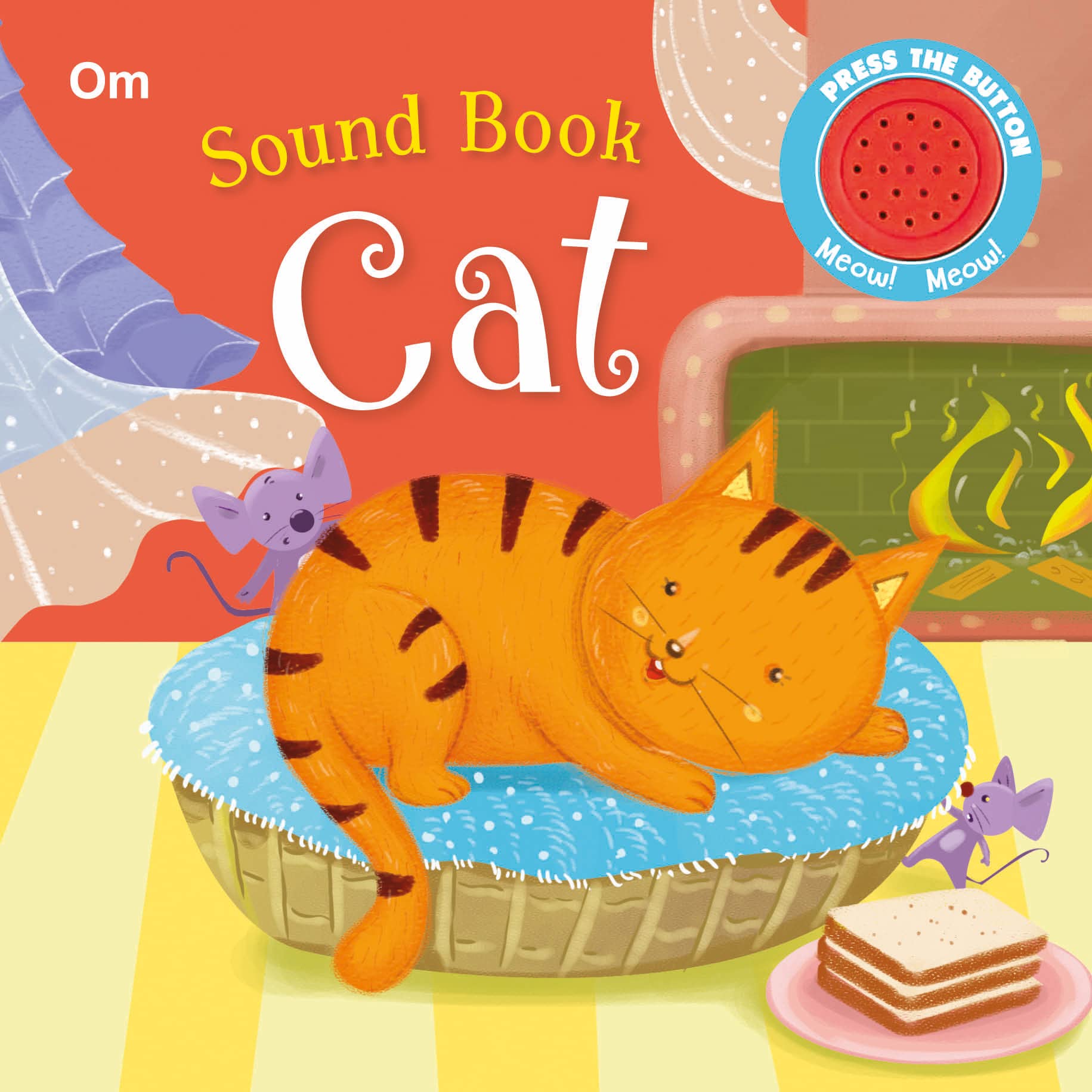Buy Sound Book -Cat ( Board book for children): Om sound book (Sound ...