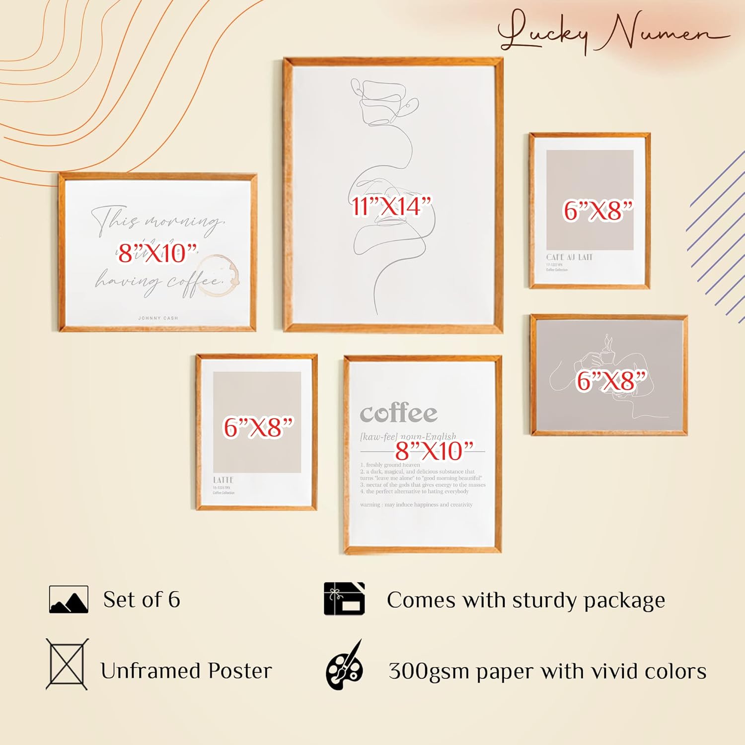 Coffee Poster Gallery Wall Art Set 10, Coffee Wall Art, Coffee Shop ...