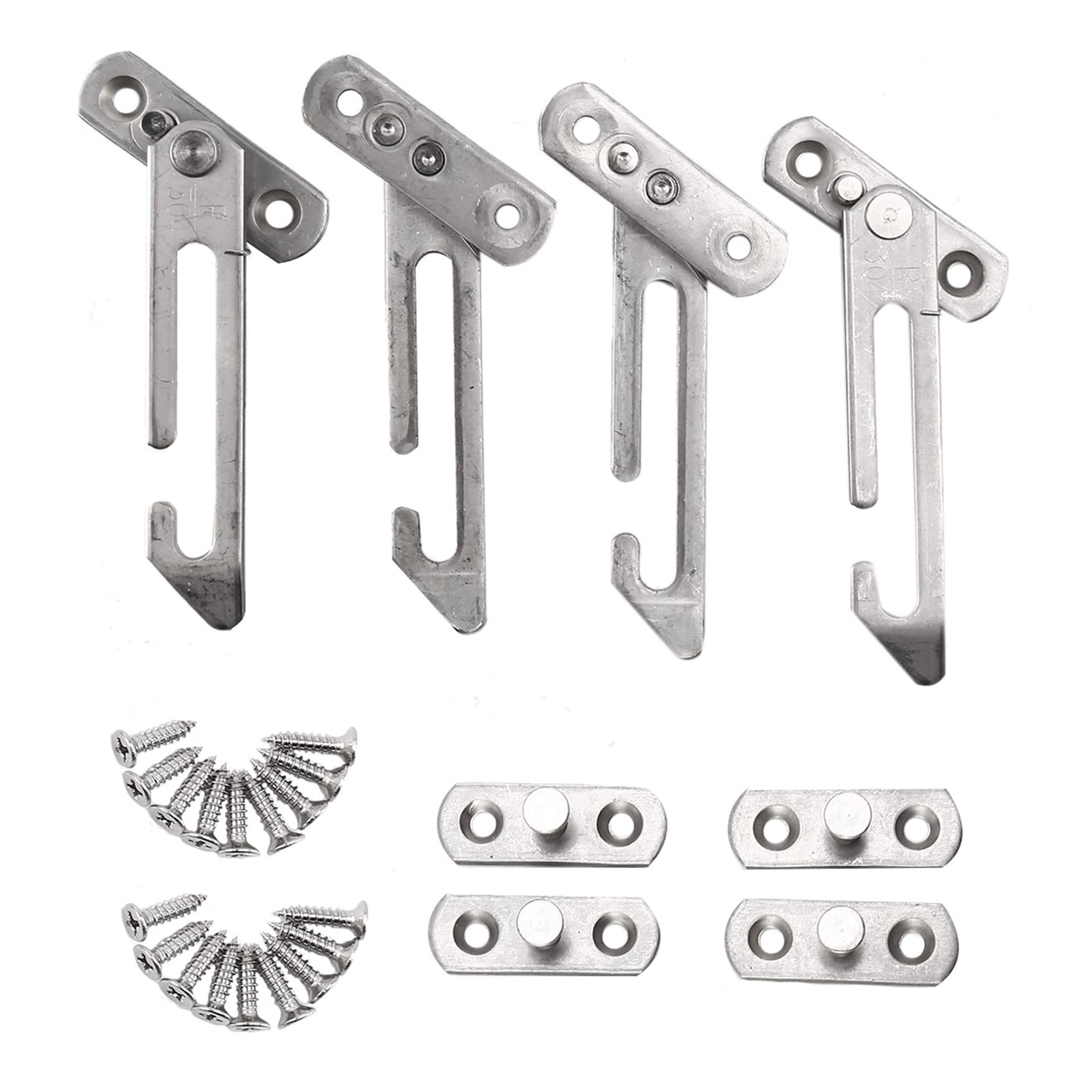 Buy Coycoye 4 Pack Window Restrictor Locks Window Restrictor Hook Steel ...