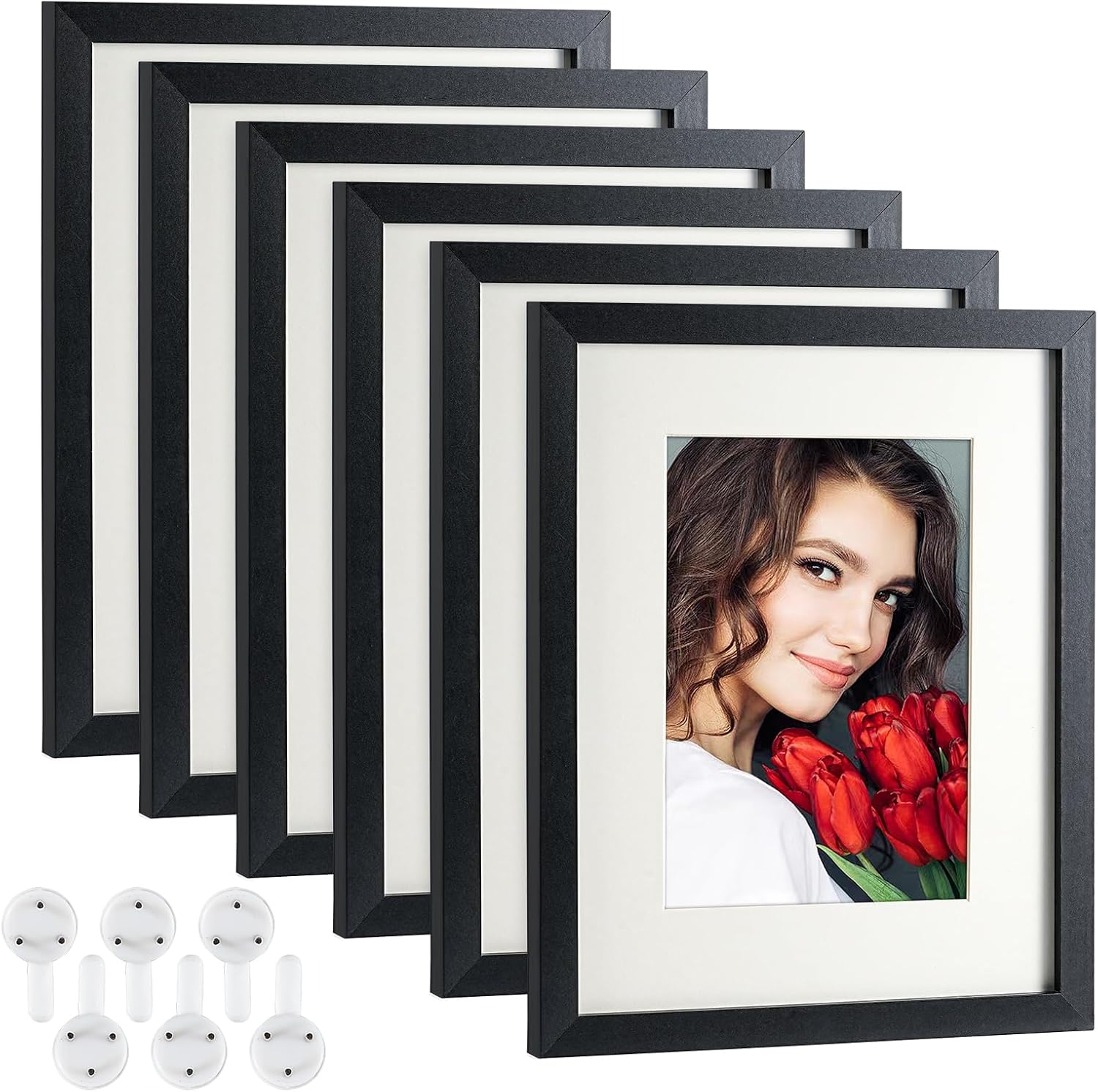 Amazon.com - LBECUA 8x10 Picture Frame Set of 6, Display Pictures 8x10 ...