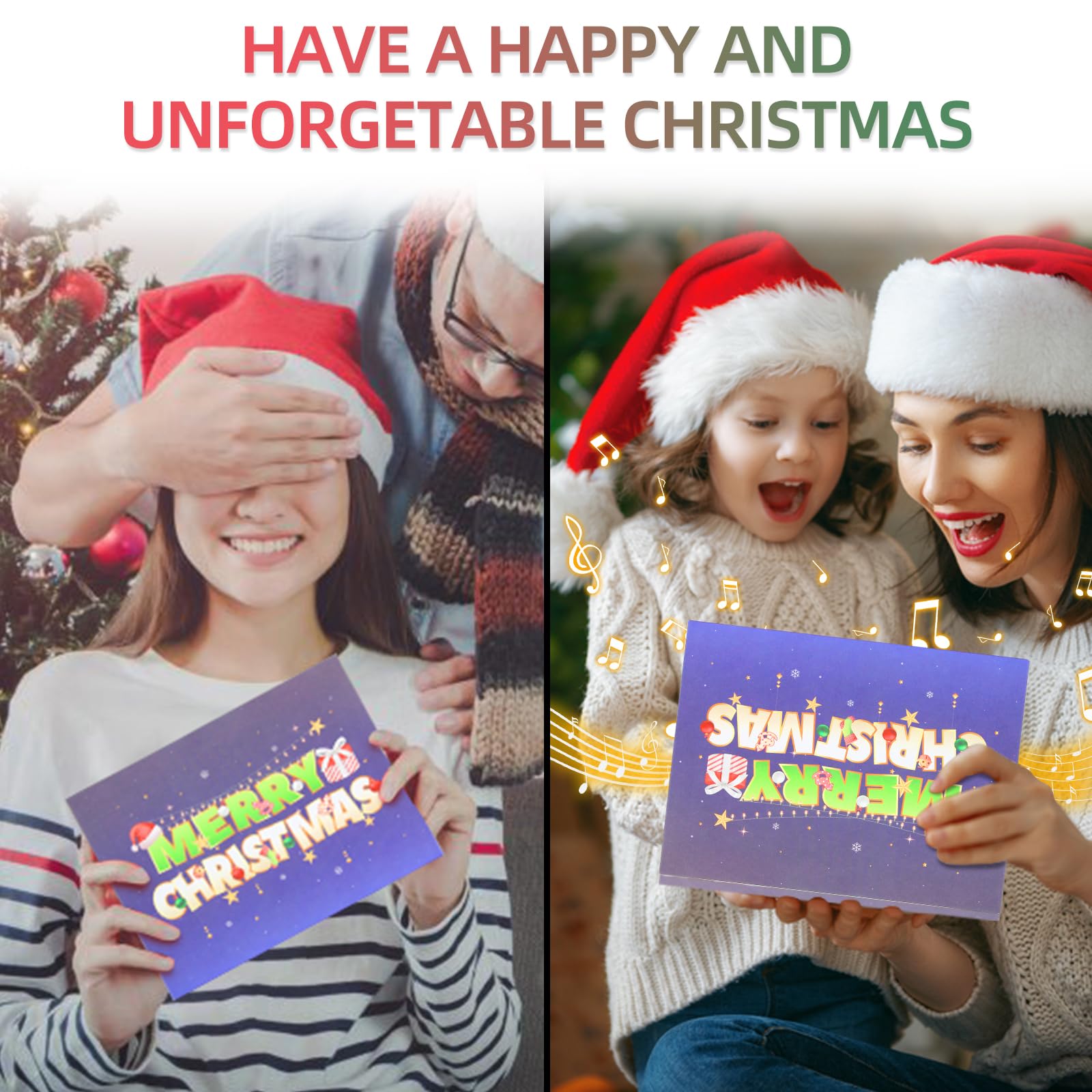 Snapklik.com : MZD8391 LIGHTS MUSIC 3D Pop Up Firework Christmas Card ...
