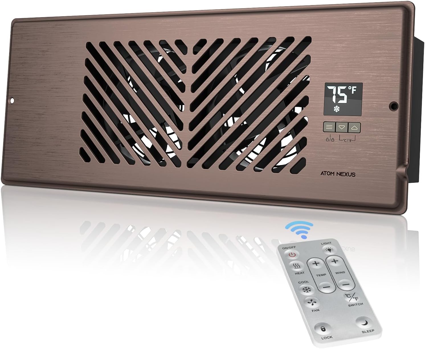 Amazon.com: ATOM NEXUS AirBlaze Z4, Quiet Register Booster Fan Fits 4 ...