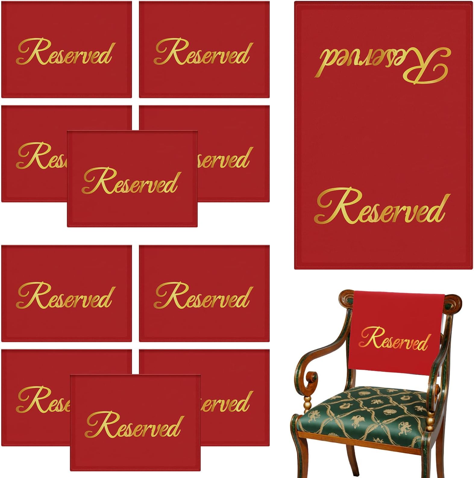 Amazon.com: Flexible Fabric Pew Reserved Sign : Everything Else