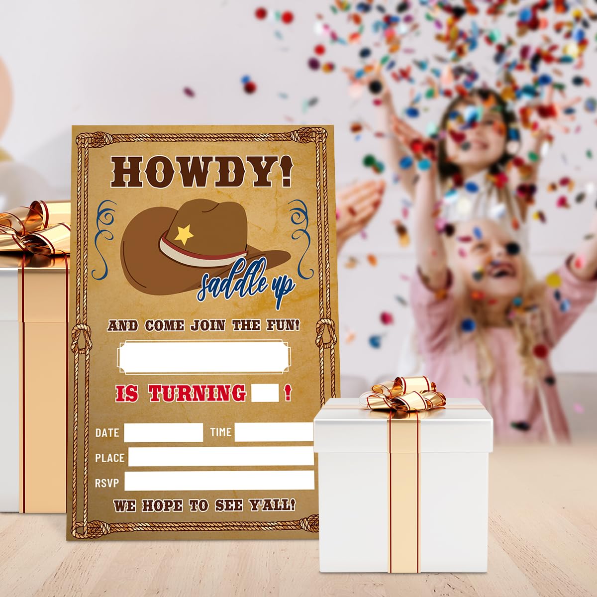 Western Birthday Invitation Wording Amazon.com : Geuro 1st Wild West