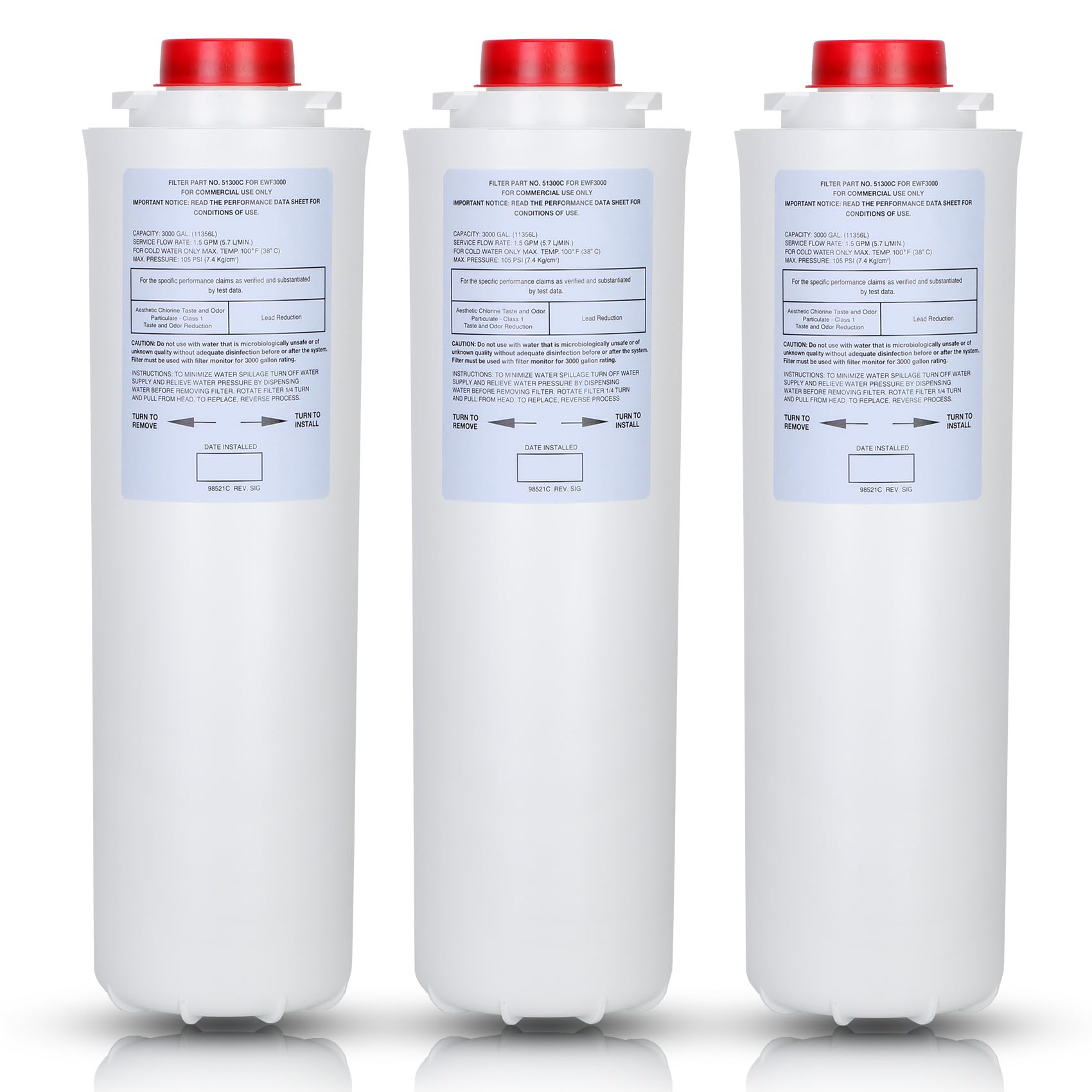 Amazon.com: 51300C Filter Replacement (3 Packs-No Chip),Compatible with ...