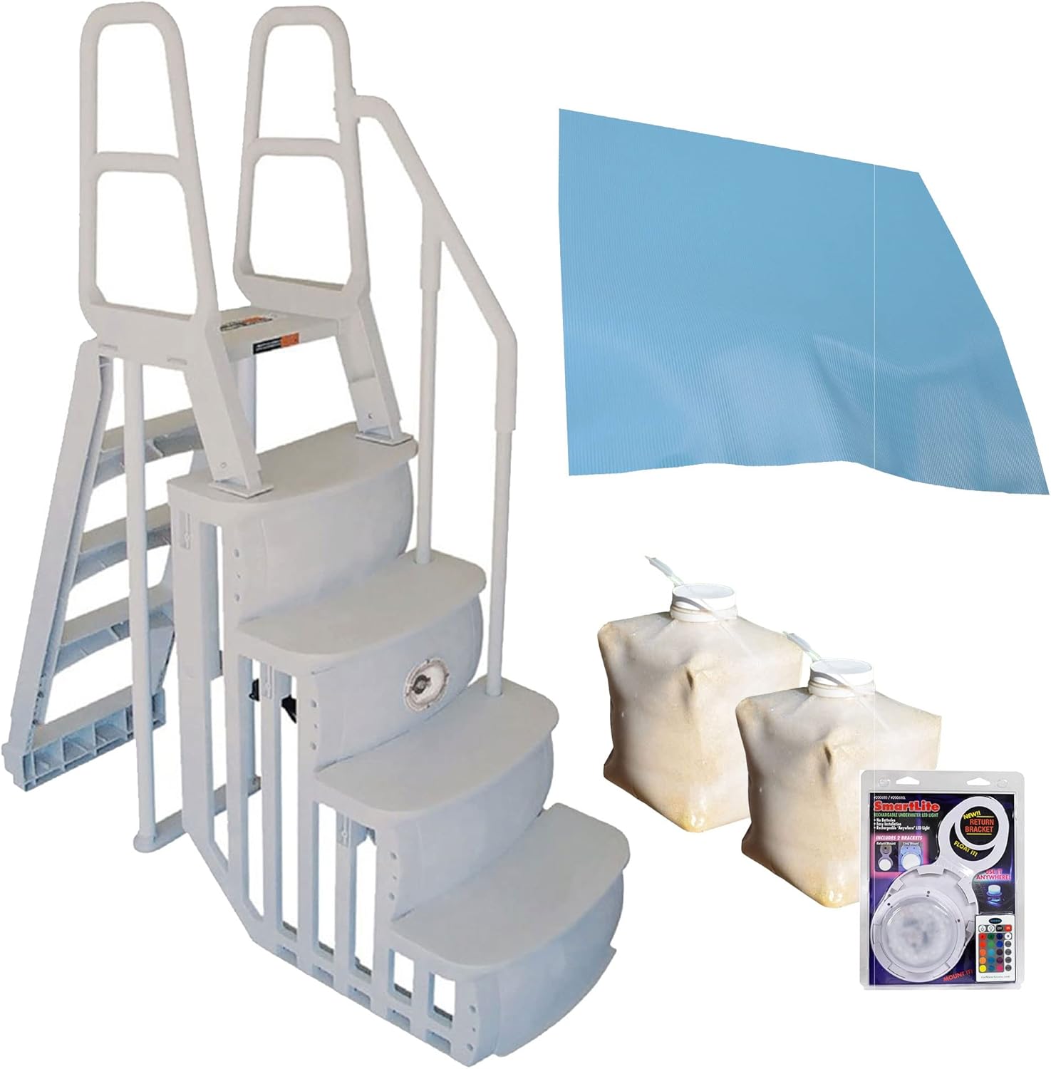 Amazon.com: Main Access Heavy Duty Above Ground Pool Ladder Steps ...
