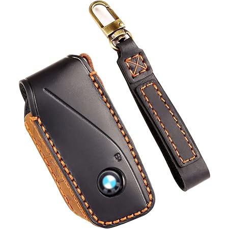 Amazon.com: Vitodeco Genuine Leather Key Fob Case Compatible with BMW ...
