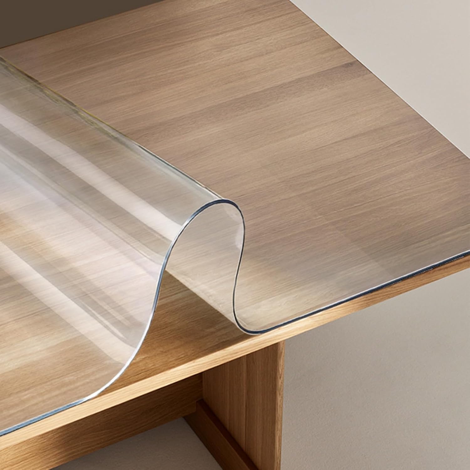 Amazon.com : 90x200cm/3x6.6FT Clear Desk Pad, Clear Table Mat, Thick 1 ...