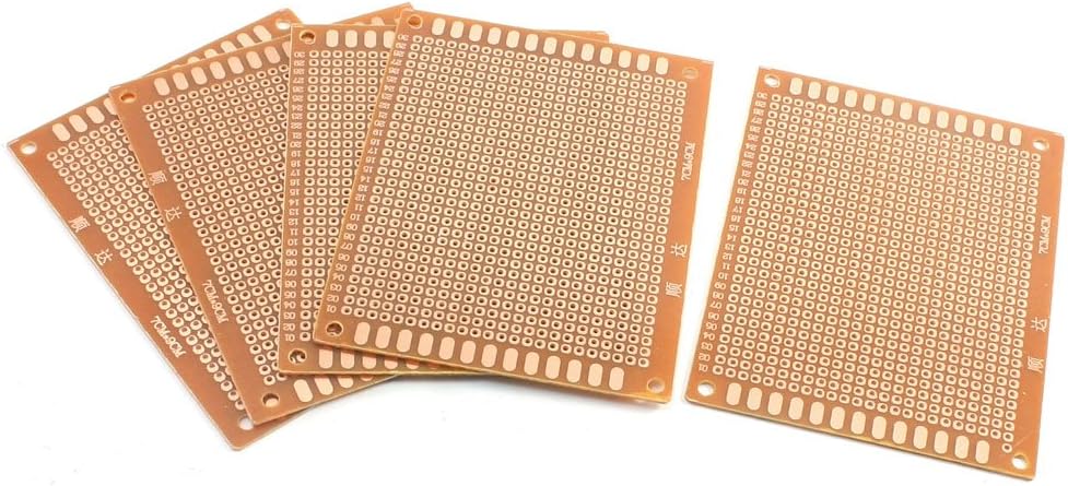 Amazon.com: IIVVERR 5Pcs Electronic Prototyping Copper Tone Single Side ...