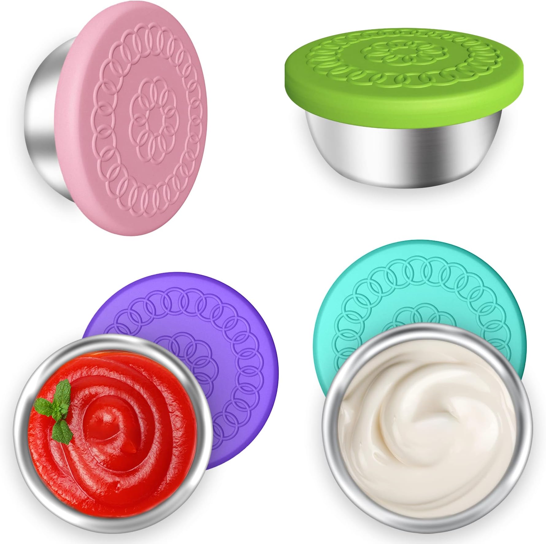 Amazon.com: LEGELITE 10 Pack Salad Dressing Containers To Go, Reusable ...