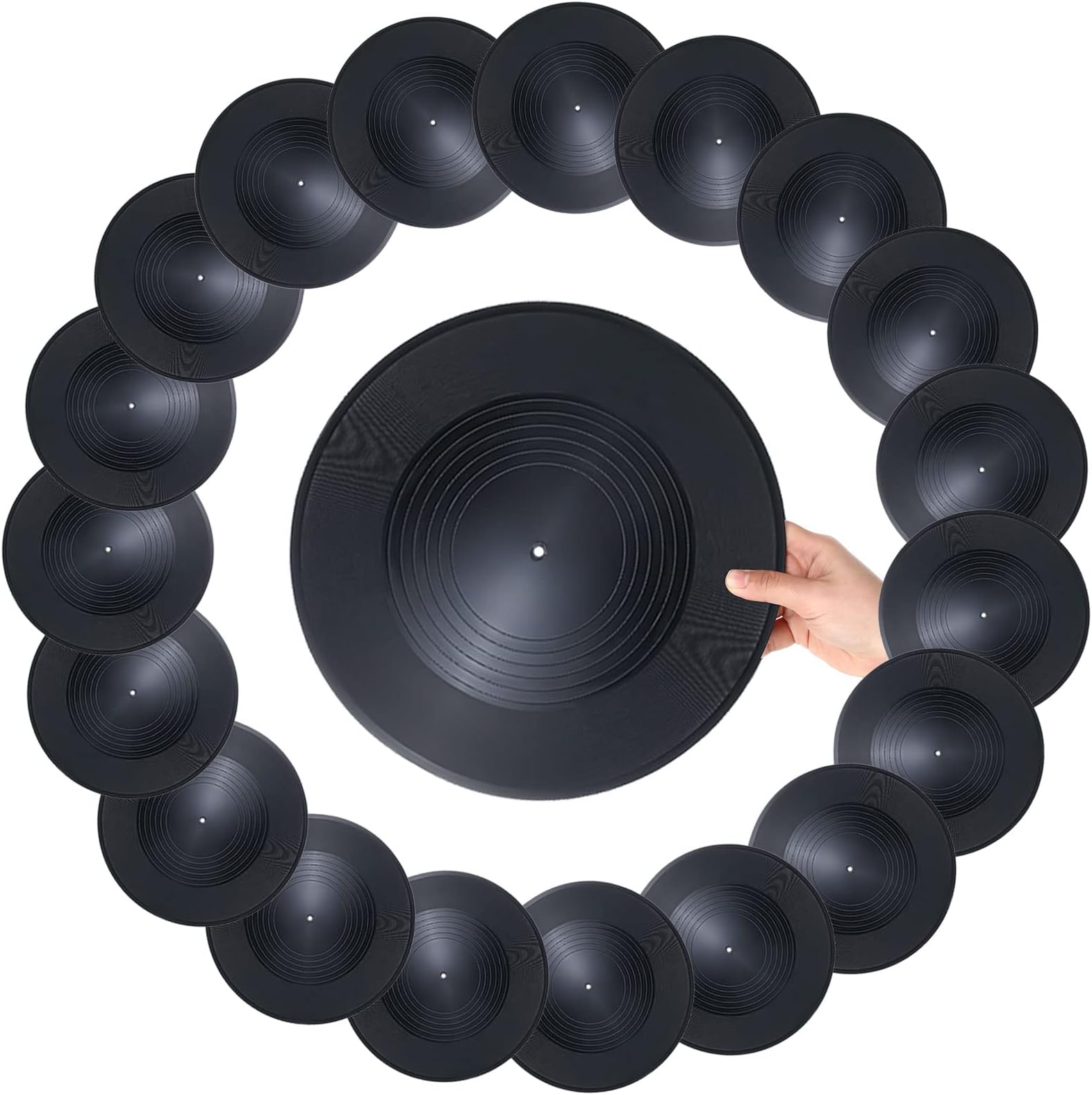 Amazon.com: PATIKIL Blank Vinyl Records, 12 Inch 20 Pack CD Fake Vinyl ...