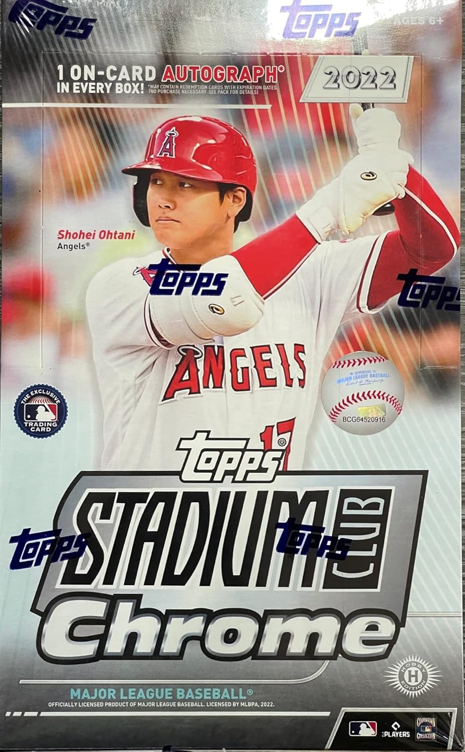 Amazon.com: 2022 Topps Stadium Club Chrome Baseball (14 Packs/6 Cards ...