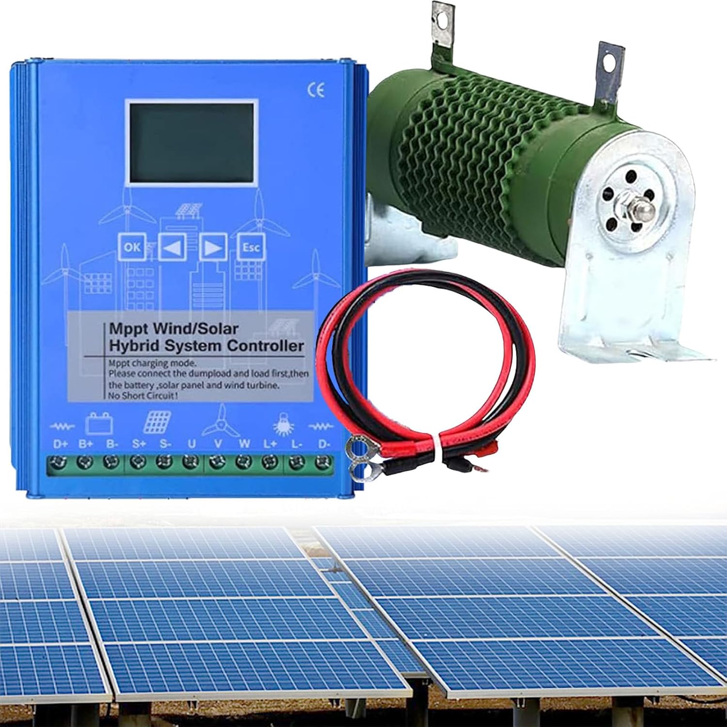Amazon.com: Dfdieratve New Upgraded 12000W Wind Solar Hybrid Charge ...