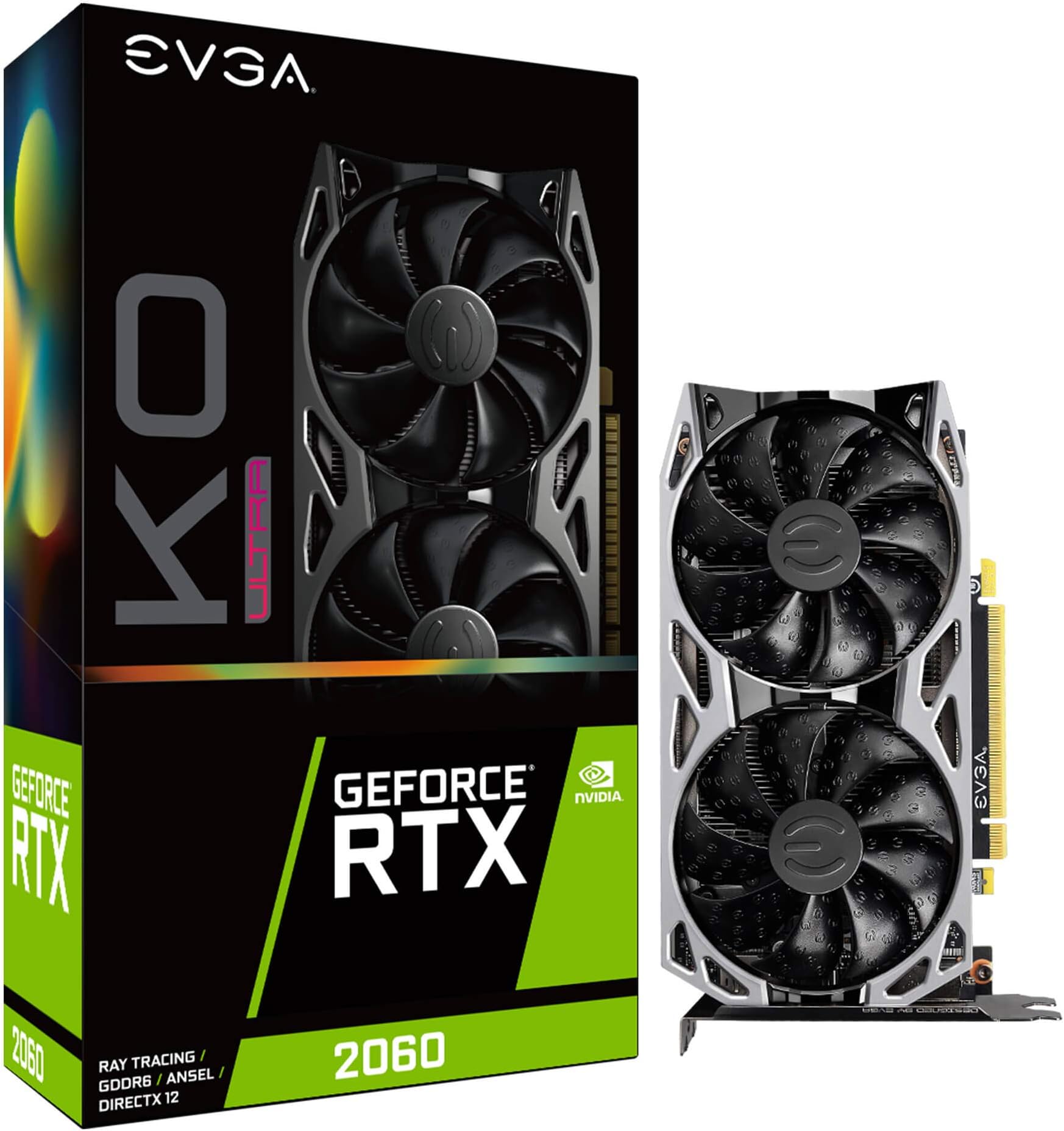 ASUS Dual Nvidia GeForce RTX 2060 6GB EVO OC Edition Gaming Grafikkarte ...