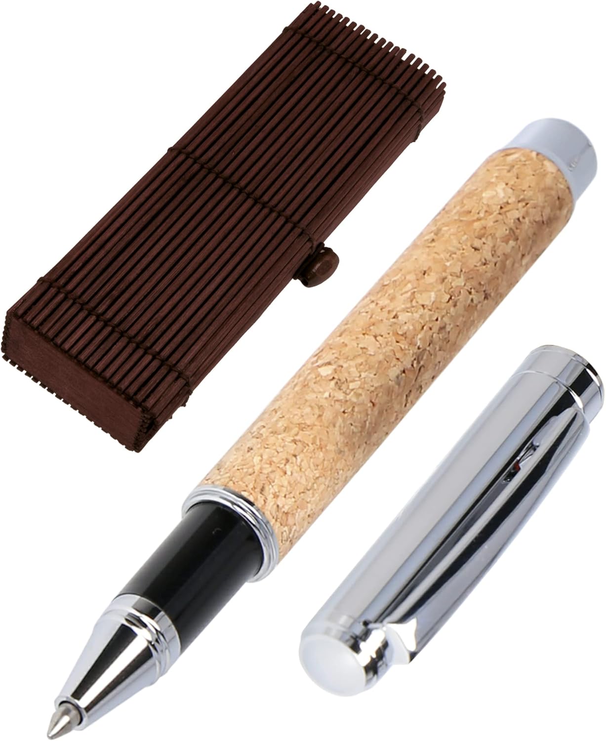 Online Bolígrafo de corcho, con acabado de corcho natural, incluye mina ...