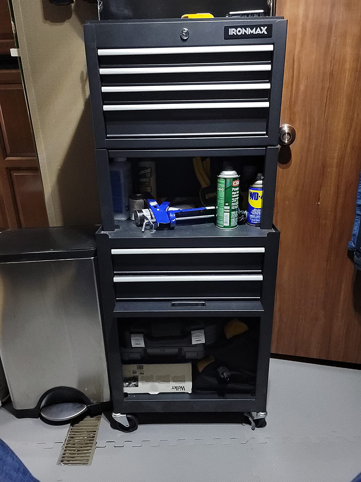 $45/mo - Finance Goplus 6-Drawer Rolling Tool Chest w/Riser, 3 in 1 ...