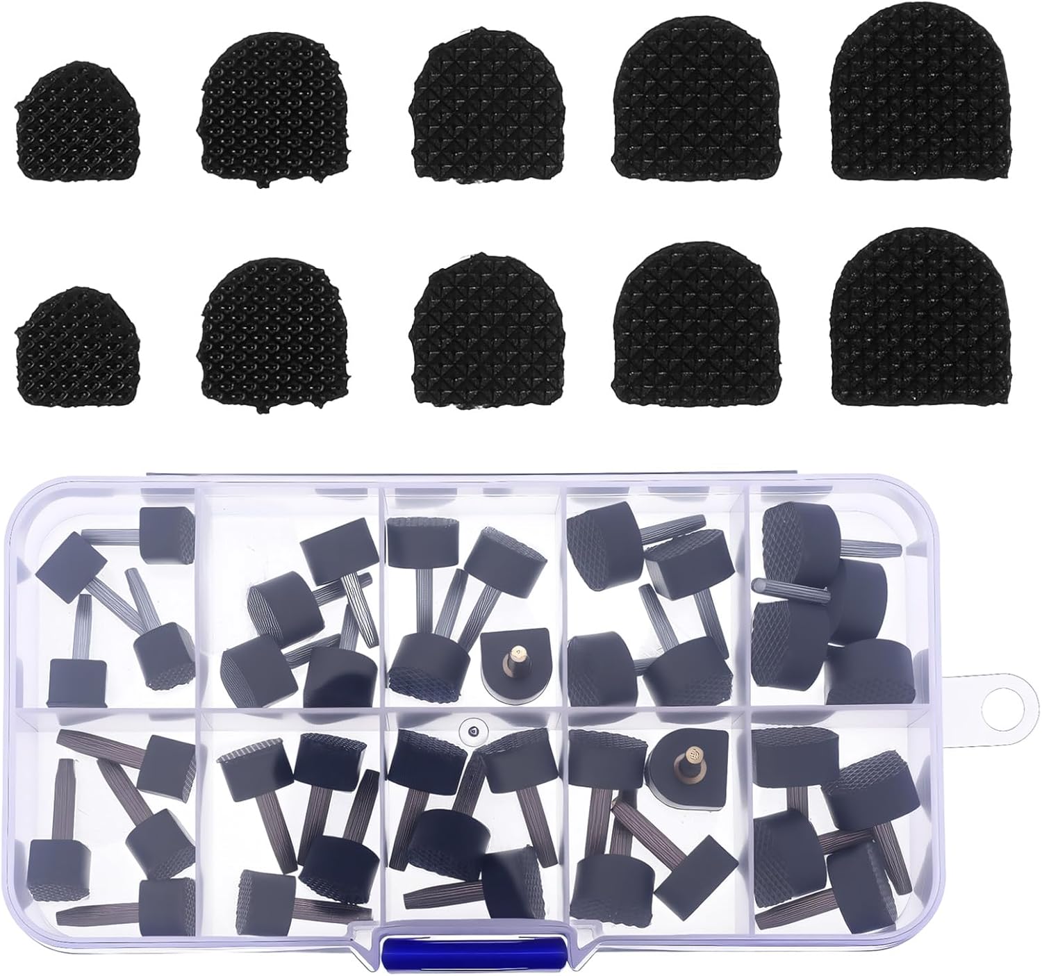 Mabor 20 Pairs High Heel Replacement Tips, Shoe Heel Repair, U Shape ...