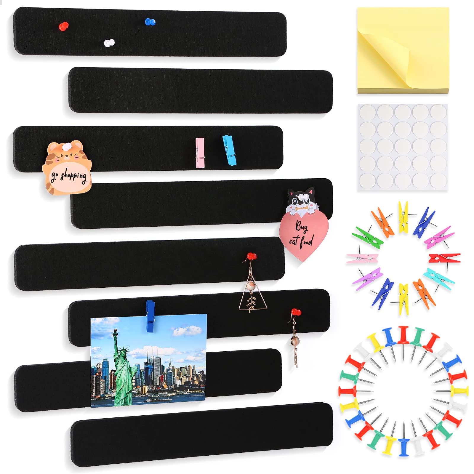 Buy Bulletin Board Strips, Felt Pin Board Bar Strips, Bulletin Board ...