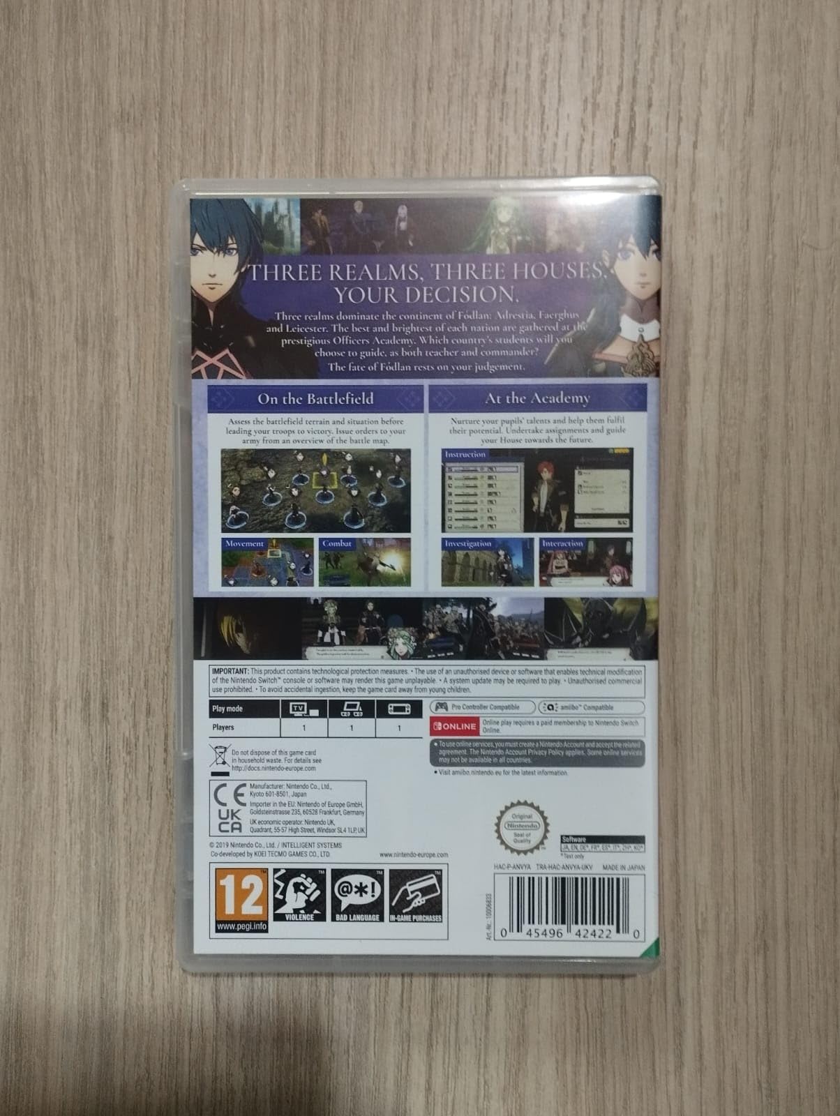 Amazon.com: Fire Emblem: Three House(Nintendo Switch)(歐洲版) : 其他產品