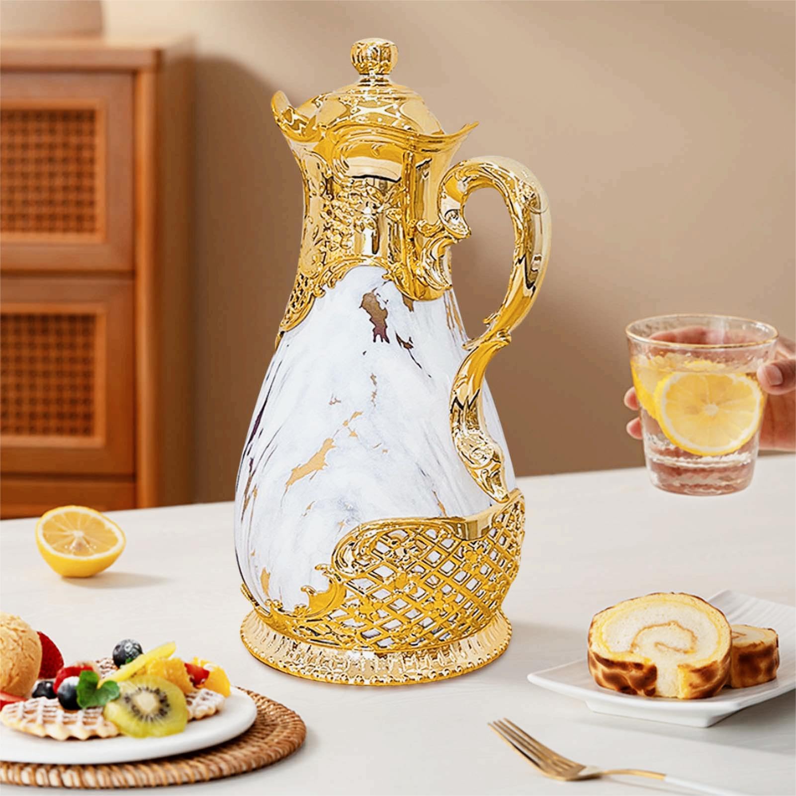 Double Wall Thermos Arabic Style Insulated - 800ML Double Wall Vacuum ...