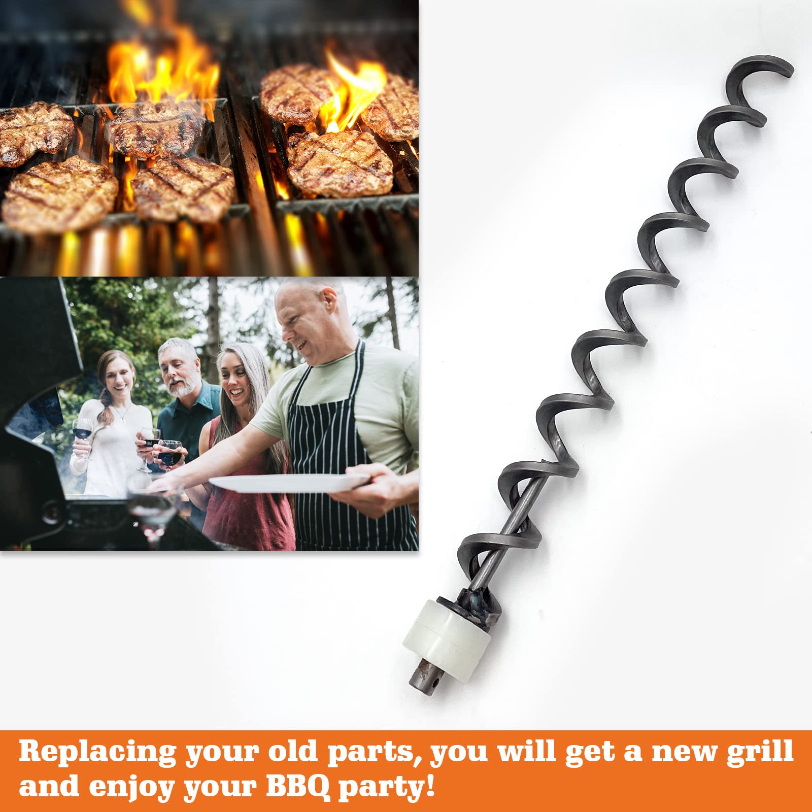 17 Inch Direct Igniter Auger Shaft Screw Push Rod/Shaft and Auger ...