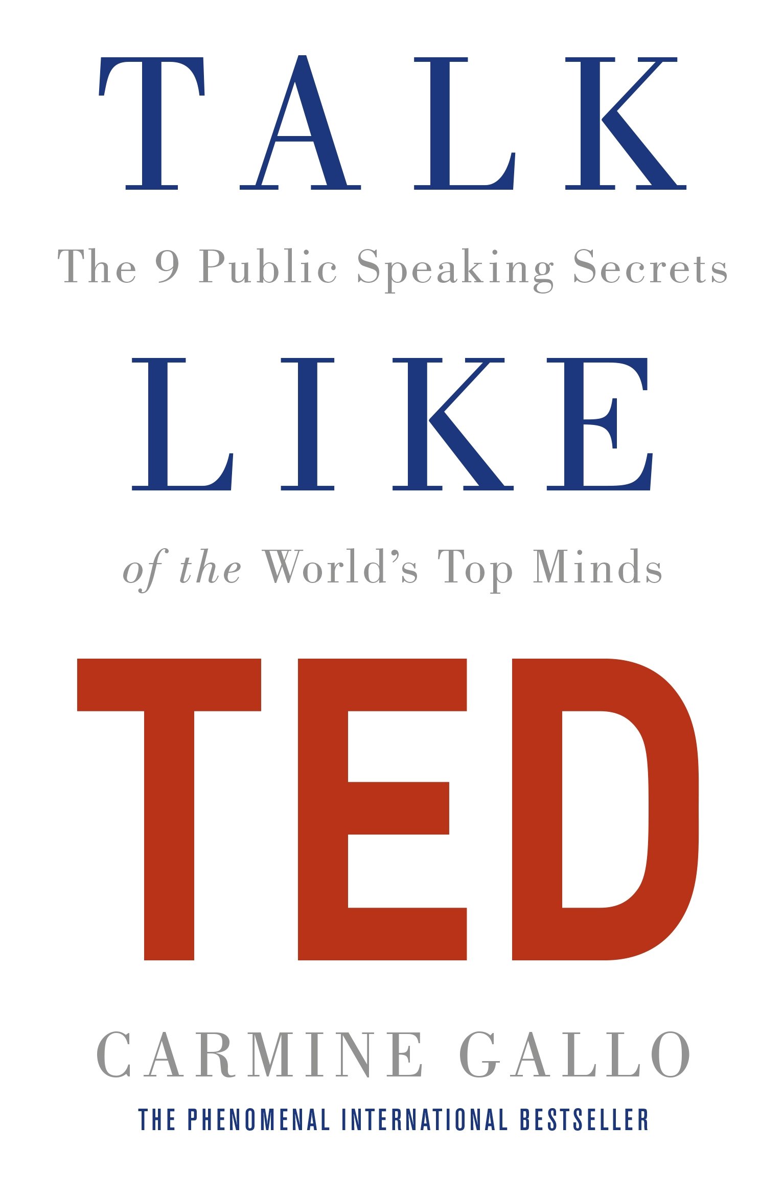 Talk Like TED: The 9 Public Speaking Secrets of the World's Top Minds ...