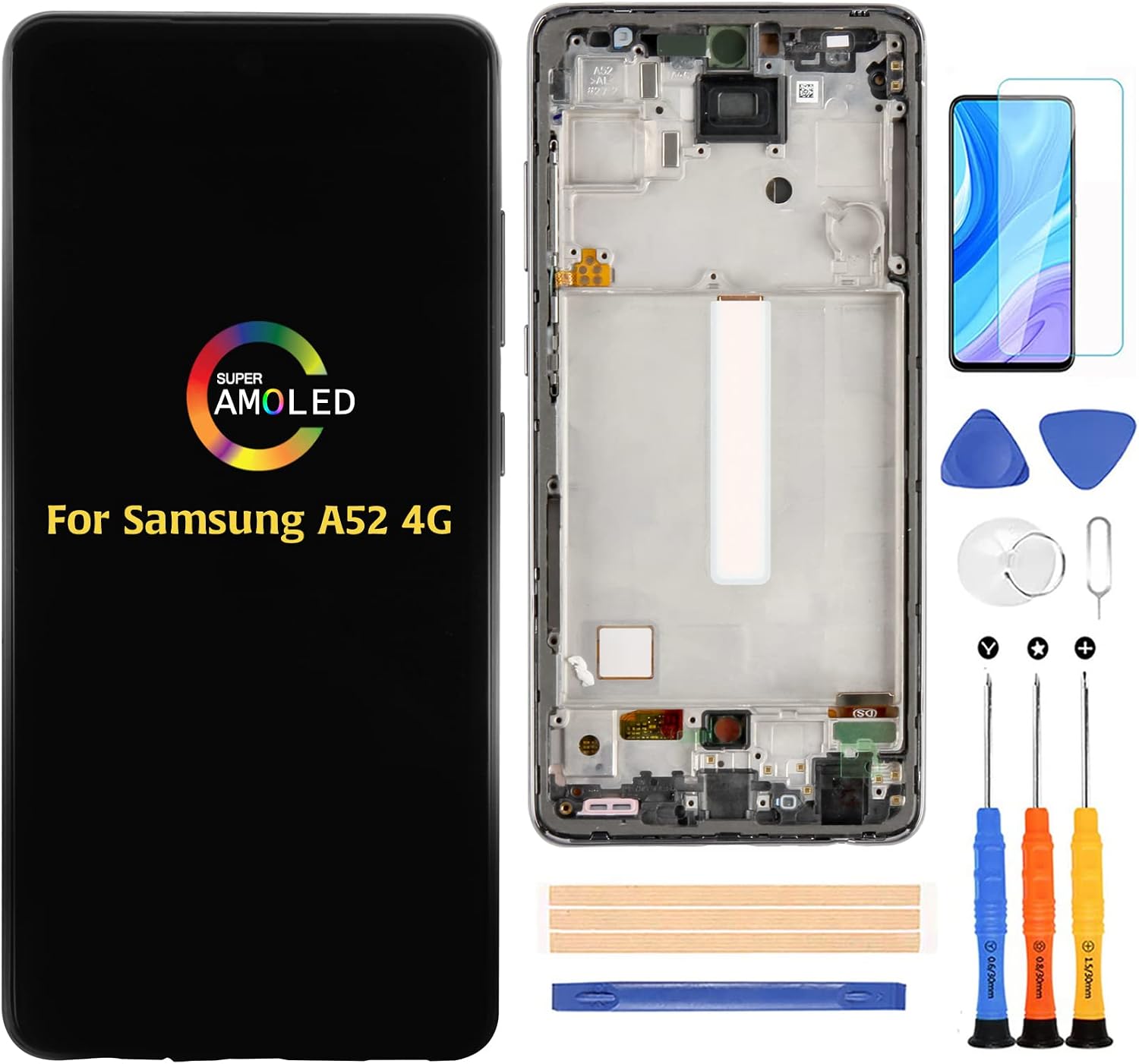Amazon.com: (OLED,Not Original) A-MIND for Samsung Galaxy A52 4G SM ...