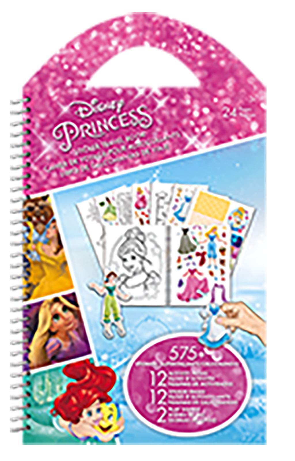 Amazon.com: Sttravbk Disney Princess Sticker Travel Book : Toys & Games