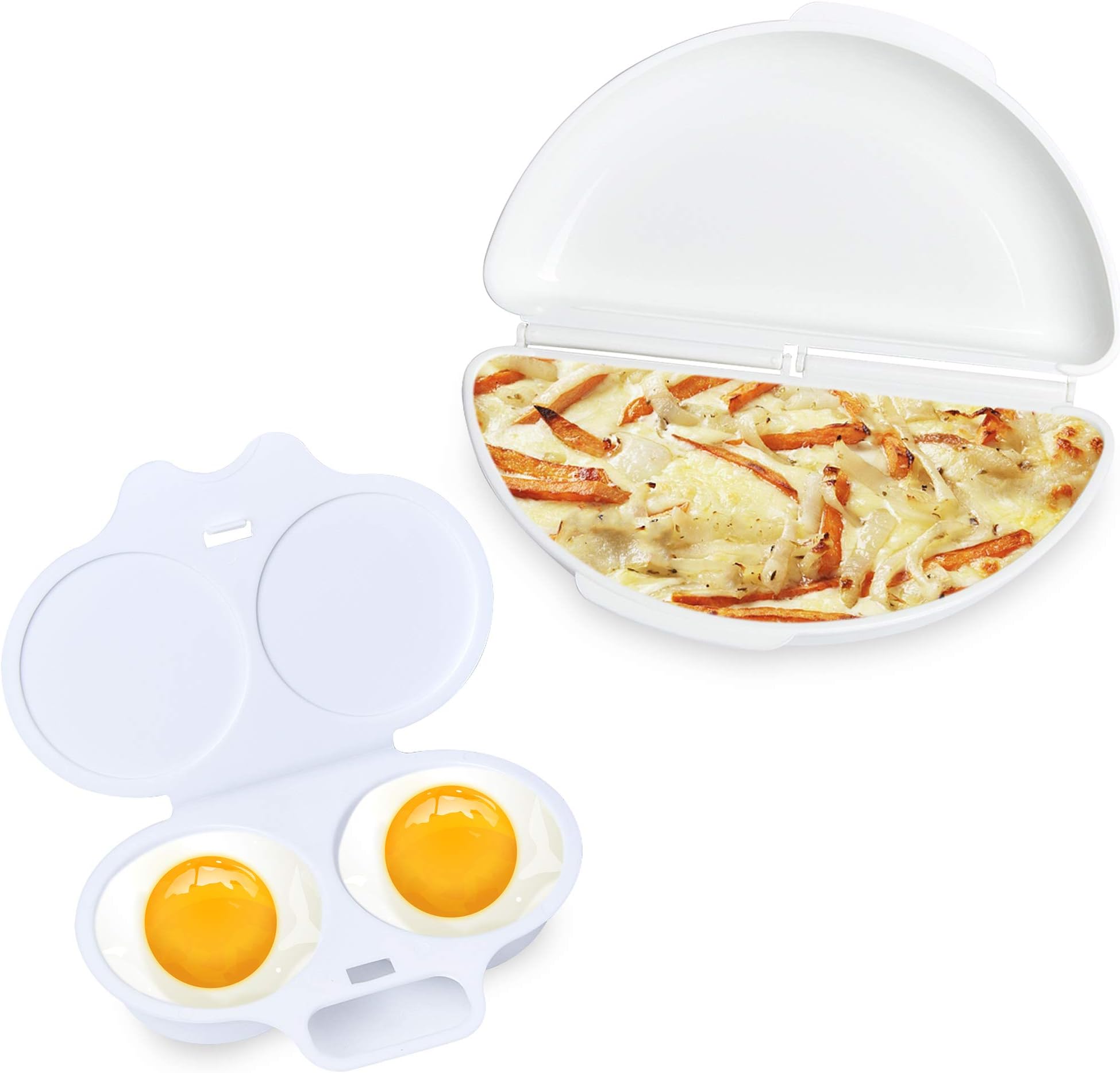 Amazon.com: Easy Egg Breakfast Set Akamino Microwave Omelet Pan and Egg ...