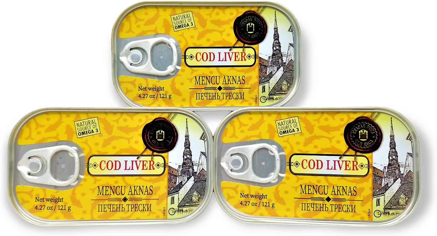 Amazon.com: Fish Meister COD LIVER Canned in Oil - Wild Caught Cod ...