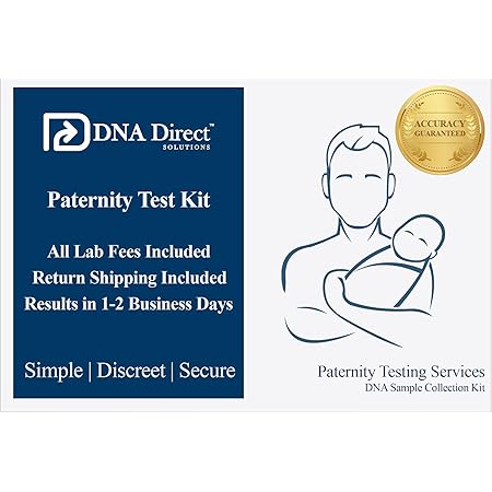 Amazon.com: DNA Direct Paternity Test Kit - All Lab Fees & Shipping to ...