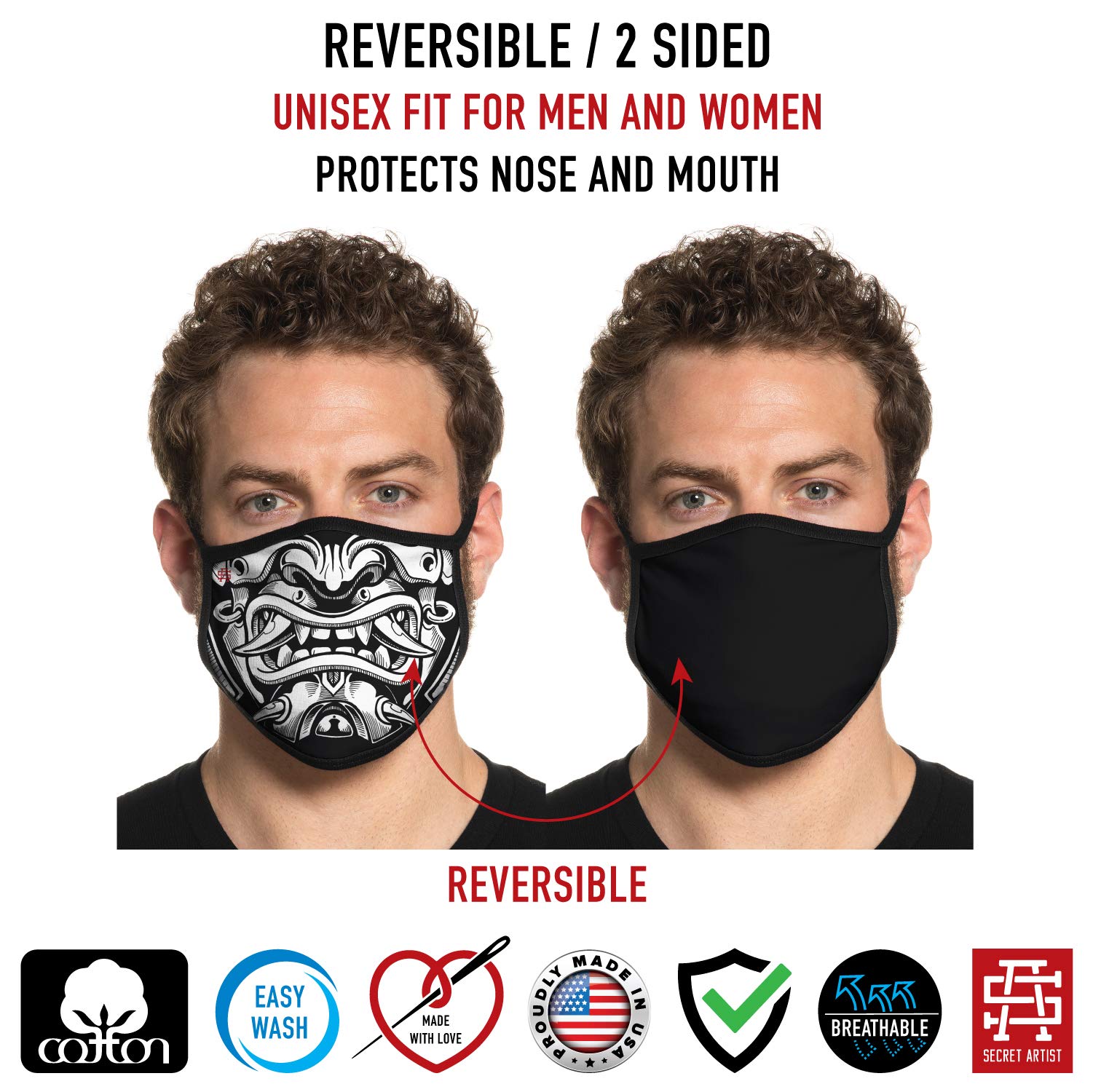 Simple Full Face Mask Designs For Men