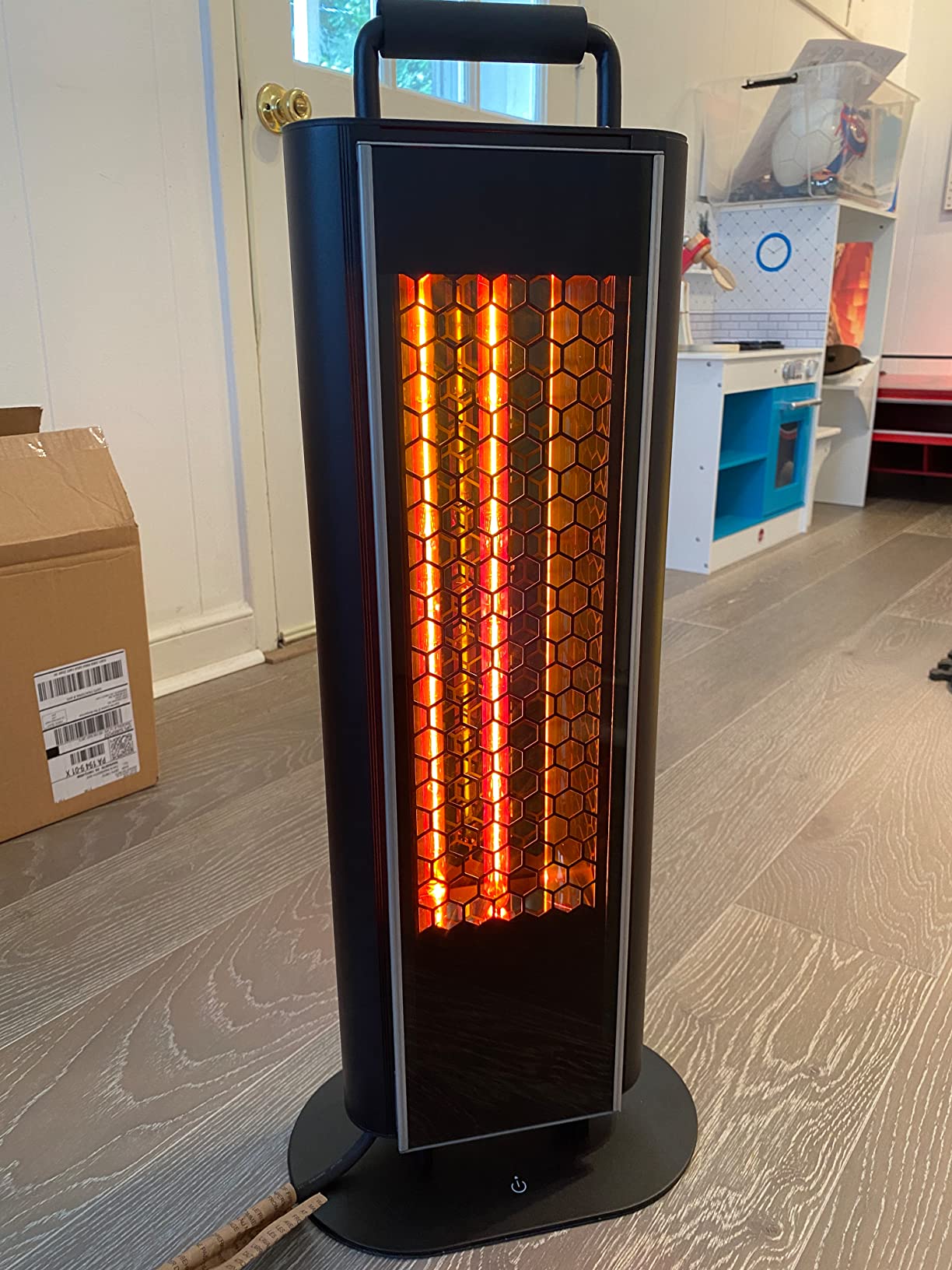 $19/mo - Finance Patio Heater, EAST OAK 1200W Under Table Electric ...