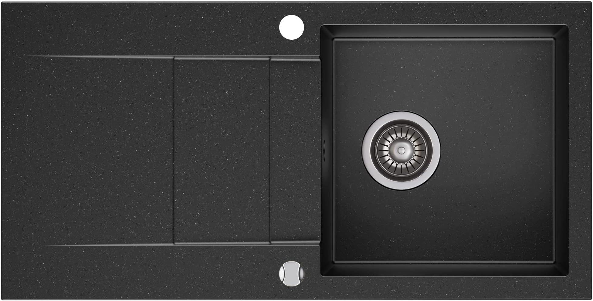 SCHOCK Küchenspüle Formhaus D-100 Nero 86x50 cm - CRISTALITE® Schwarz ...