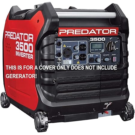 Amazon.com: GCD Fits Predator Inverter 3500 watt Generator Cover (Black ...