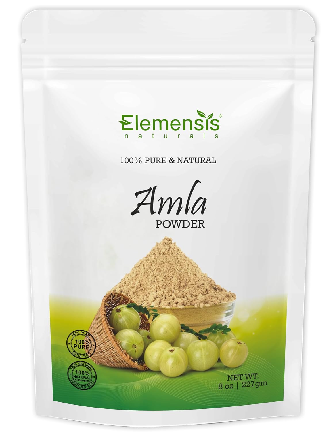 Amazon.com: Elemensis Amla Powder | 100% Pure & Organically Grown ...