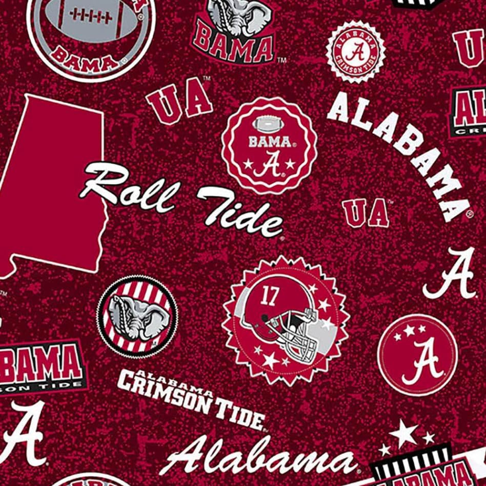 Amazon.com: The University of Alabama Crimson Tide Fabric – Officially ...