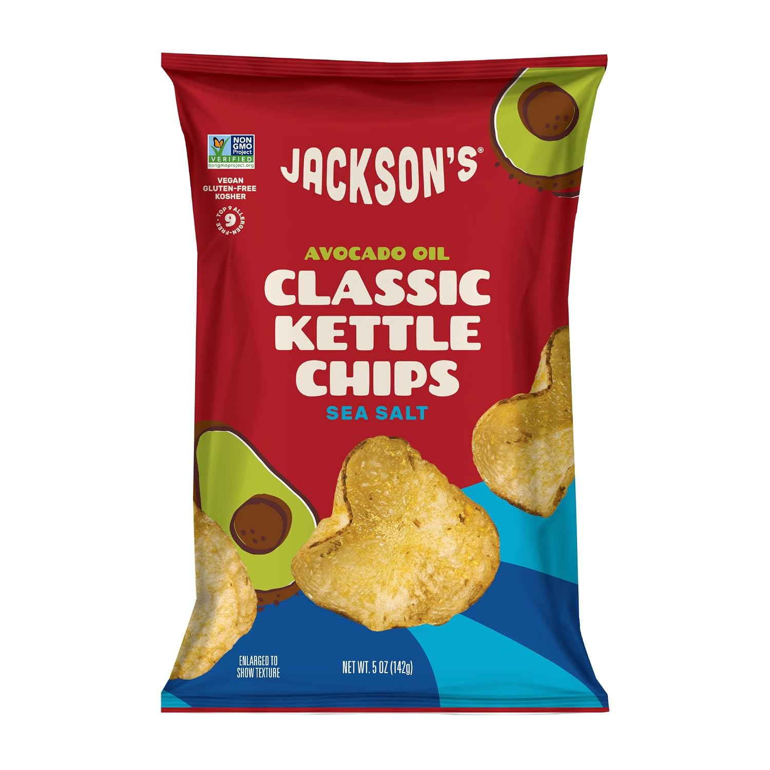 Amazon.com: Jackson’s Potato Classic Kettle Chips with Sea Salt (5oz ...