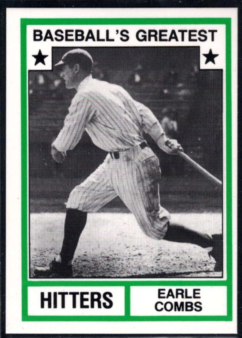 Amazon.com: Baseball MLB 1982 TCMA Greatest Hitters #32 Earle Combs ...